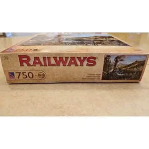 Sure-Lox | Games | Railways 75 Piece Jigsaw Puzzle Logging Train Forest ...